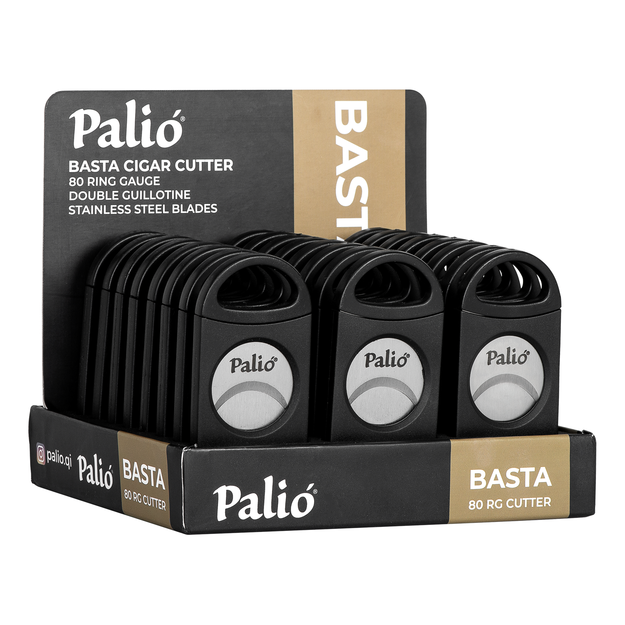 Palio Basta 80-Ring Cutter, 24-pc Display